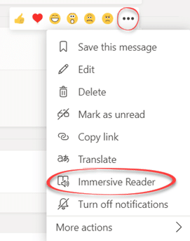 Immersive Reader in Teams and Word Online - Office Watch