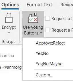 Easy Voting by email in Outlook - Office Watch