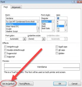 Change Default Font Word How To Change The Default Font In Word