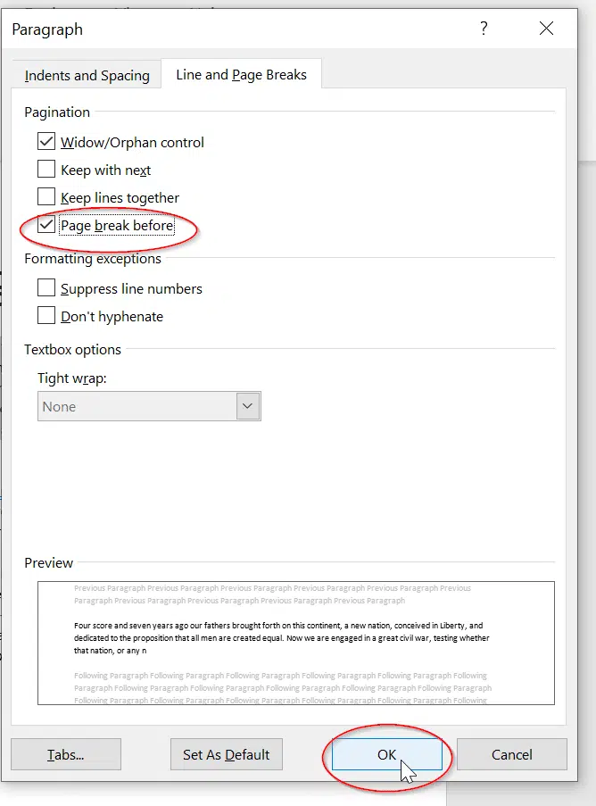 About Word's Page Breaks - Visible and Invisible - Office Watch