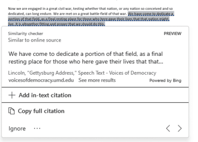 Word’s Similarity Checker warns about plagiarism - Office Watch