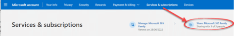 Discover who is sharing your Microsoft 365 Family plan? - Office Watch