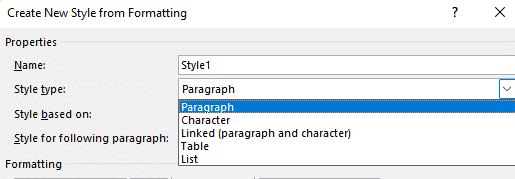 Do you know all five style types in Microsoft Word? - Office Watch