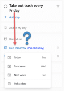 Automatic due date and reminders in Microsoft To Do - Office Watch