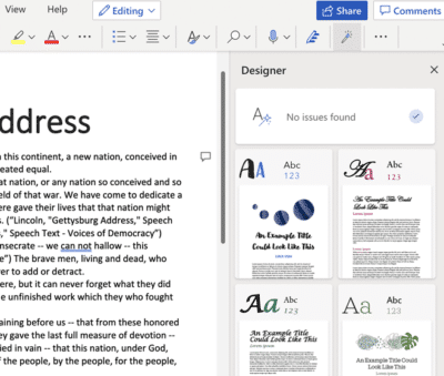 Word Designer: the quick way to better looking documents - Office Watch