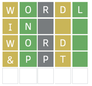 Make your own Worlde in Office and Word - Office Watch