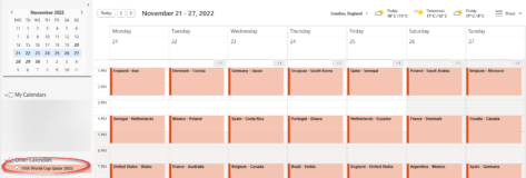 Add an Internet shared calendar to Outlook - Office Watch