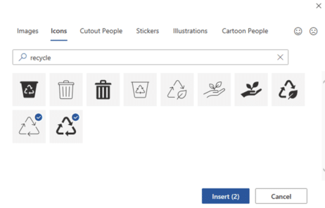 Three ways to insert a Recycle symbol ♻ in Word, Excel, PowerPoint and ...