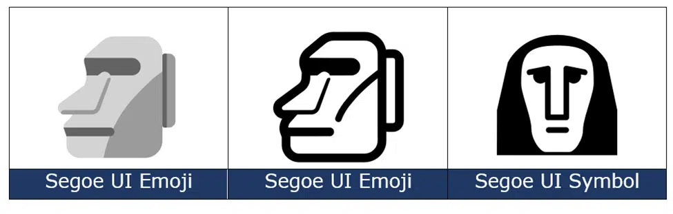 Moai 🗿 or stone statue emoji, 3D model and more in Word, Excel ...