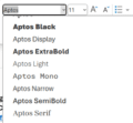 Surprise! Office 2021 & Office 2019 has the all Aptos fonts - Office Watch