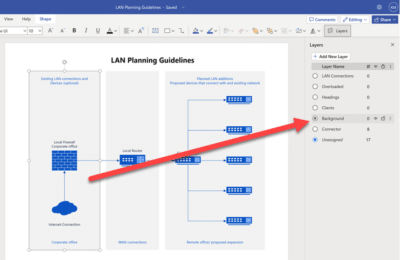 Using Visio Online Layers for Multiple Purposes - Office Watch