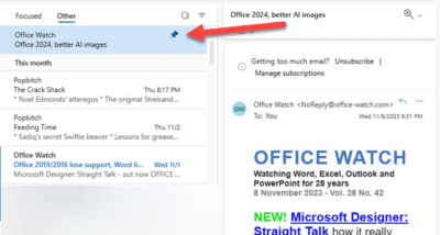Easily Pin Your Important Outlook Messages - Office Watch