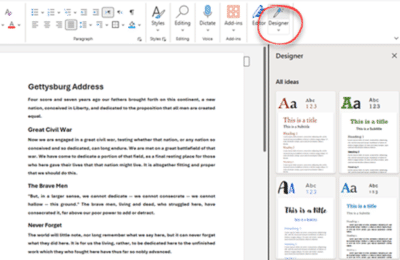 Transform Documents fast with Word Designer - Office Watch
