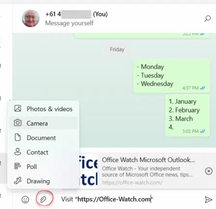 Transferring Files Made Easy with WhatsApp Send to Yourself - Office Watch