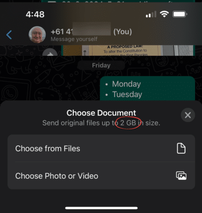Transferring Files Made Easy with WhatsApp Send to Yourself - Office Watch