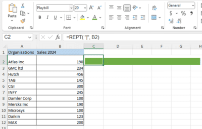 Creating Impressive In-Cell Bar Charts in Excel - Office Watch