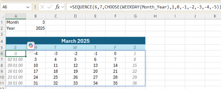 Create an Excel Calendar in One Cell: A Complete Guide - Office Watch