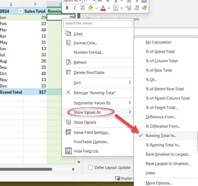 Excel Running Total How To Calculate Accumulative Totals In Excel Office Watch