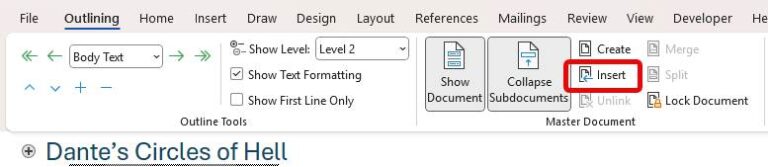 Word Master Documents: Tips for Effective Use - Office Watch