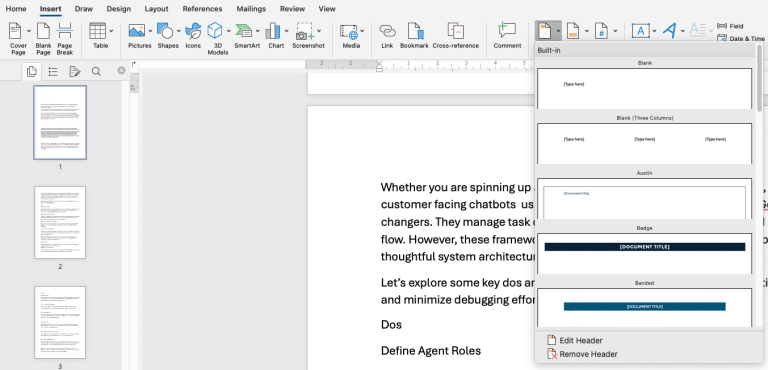 Headers and Footers in Microsoft Word Made Simple - Office Watch