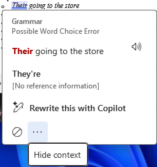 Possible Word Choice Error in Microsoft Word Explained - Office Watch