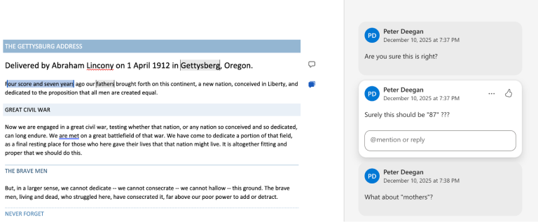 Word Comments Redesign Improves Document Clarity - Office Watch