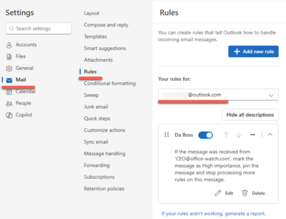 Outlook Email Rules Explained: How to Automatically Sort, Flag and ...