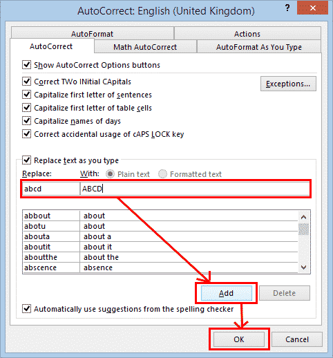 Mint El ad s V szhelyzet How To Get Automatic Capital Letter In Word 