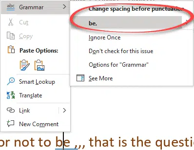 Comma Ellipsis ,,, in Word and Office - Office Watch