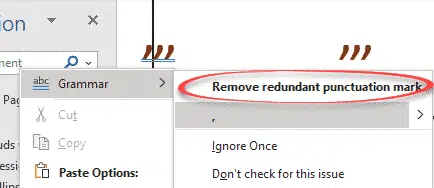 Comma Ellipsis ,,, in Word and Office - Office Watch