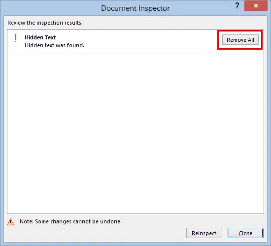 Two ways to Find & Remove Hidden Text in Word - Office Watch