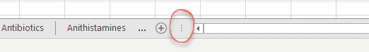 Fit more tabs across an Excel workbook - Office Watch