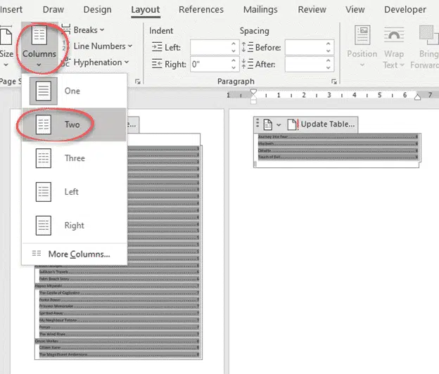 Shrink Word Table of Contents Easily with These Tips - Office Watch