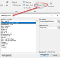 Put current date or time into Outlook emails - Office Watch