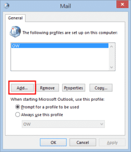 Outlook Profiles, important, useful but little known - Office Watch