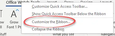 Make a custom ribbon tab for Word, Excel, PowerPoint or Outlook ...