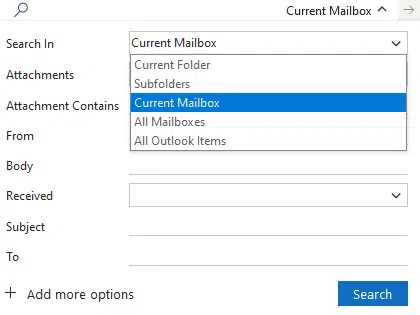 New Search bar in Outlook - Office Watch