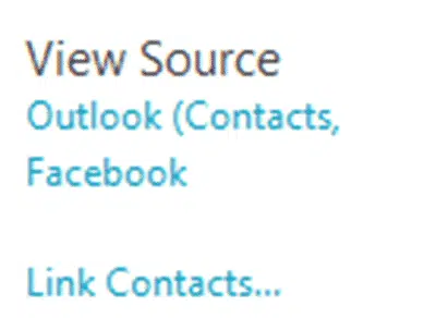Outlook 2013 - why Link Contacts? - Office Watch