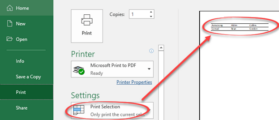 Excel Print Choices: How to Print Selected Cells - Office Watch