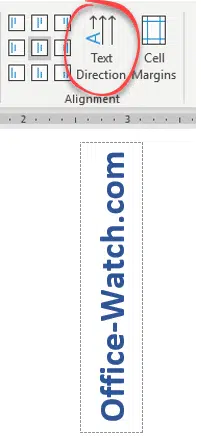 How to set vertical text, an angle or a curve in Word - Office Watch