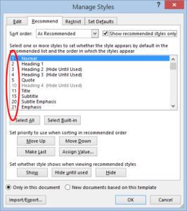 Rearrange and fix Word’s Styles Gallery - Office Watch