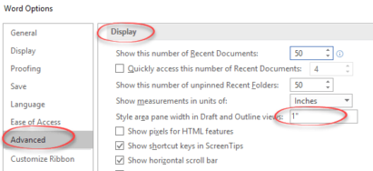 See Word Styles alongside document paragraphs - Office Watch