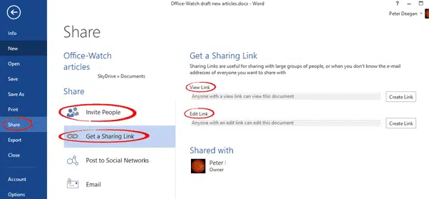 Starting with Document Collaboration in Word, Excel or PowerPoint ...