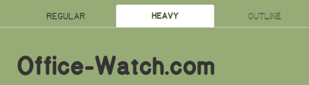 The real National Park font is now available for Office - Office Watch