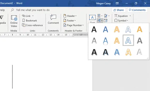 Two ways to add Gradient or Rainbow text or background effects in Word ...