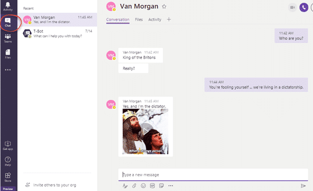 What's inside Microsoft Teams; teams, channels, chats, wiki, files ...