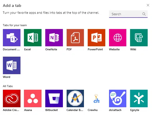 What's inside Microsoft Teams; teams, channels, chats, wiki, files ...