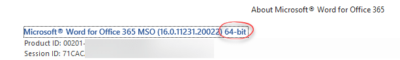 Which Office 365/2019 to choose - 64 bit or 32-bit? - Office Watch