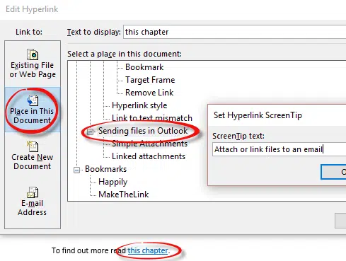 Word links - three ways to make internal clickable links - Office Watch