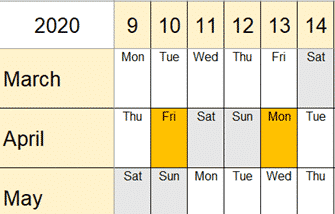 Year Planner calendar, Improvements and Extensions - Office Watch